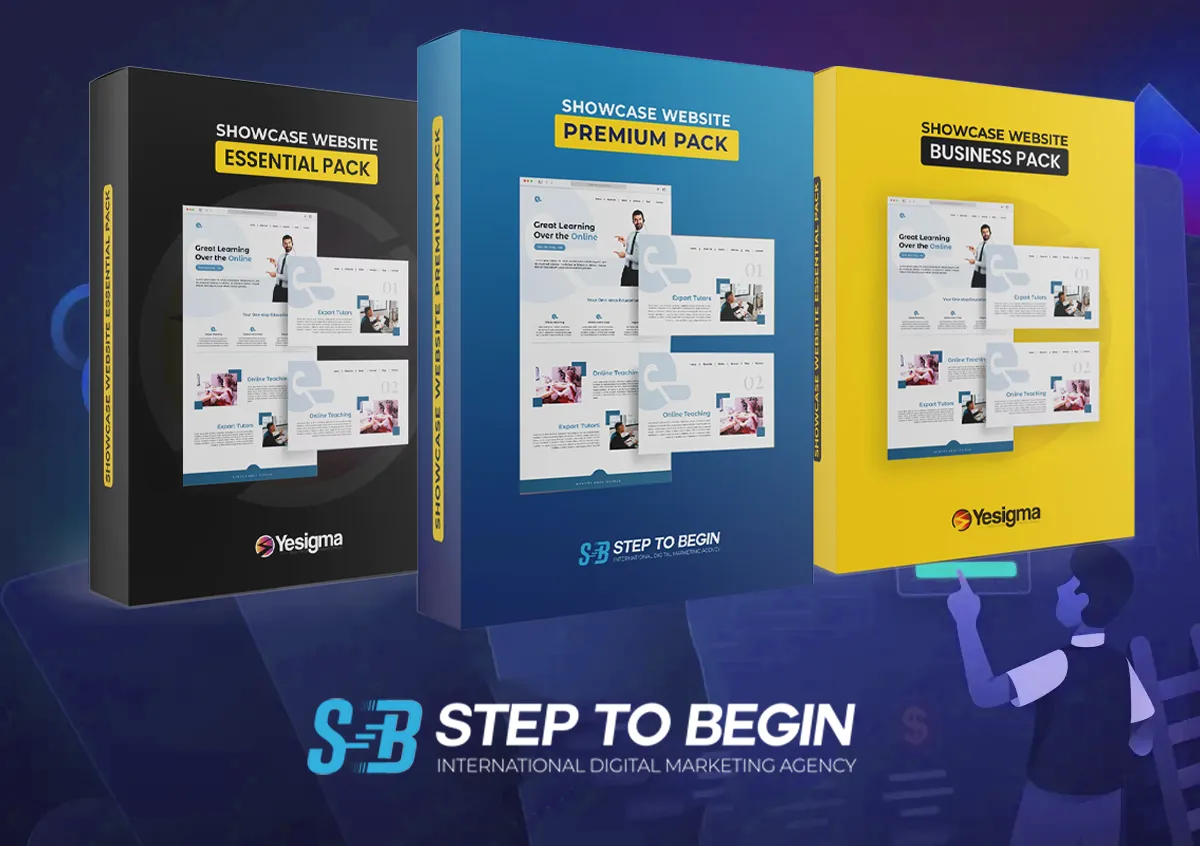 Websites Creation Packs #1 STEP TO BEGIN International